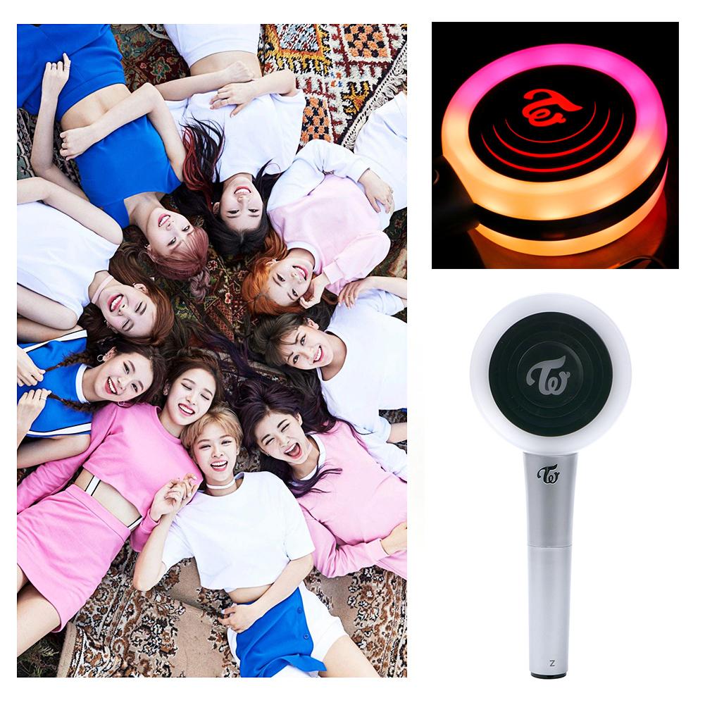 TD KPOP Twice Lightstick Ver.2 Candy Bong Z Concert Light Stick Glow ...