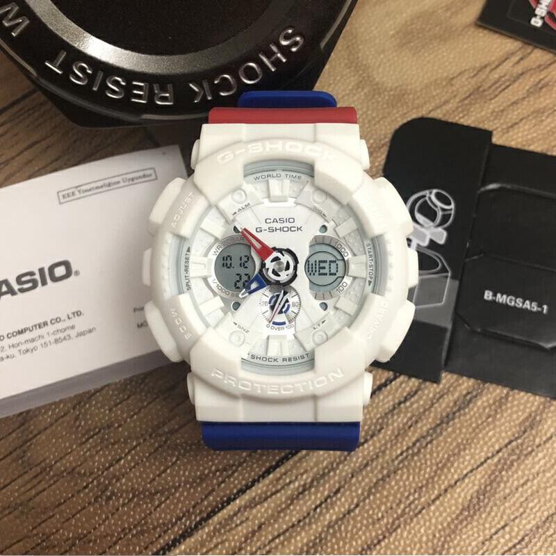 นาฬิกา Casio ของแท้ต้นฉบับ Gshock หน้าปัดใหญ่นักรบดำกันน้ําแฟชั่นกีฬา ...