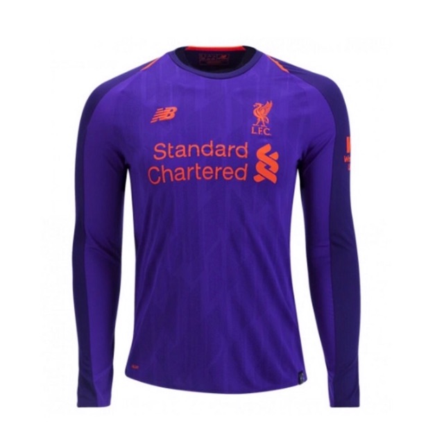 ของแท้ เสื้อแขนยาว Liverpool Away KIT 2018-2019 Size 2XL มือหนึ่ง ของ ...