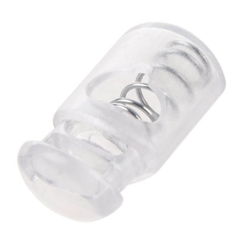 Stock????10 pcs 7 mm, 1 hole, rope cord stopper end spring fastener ...