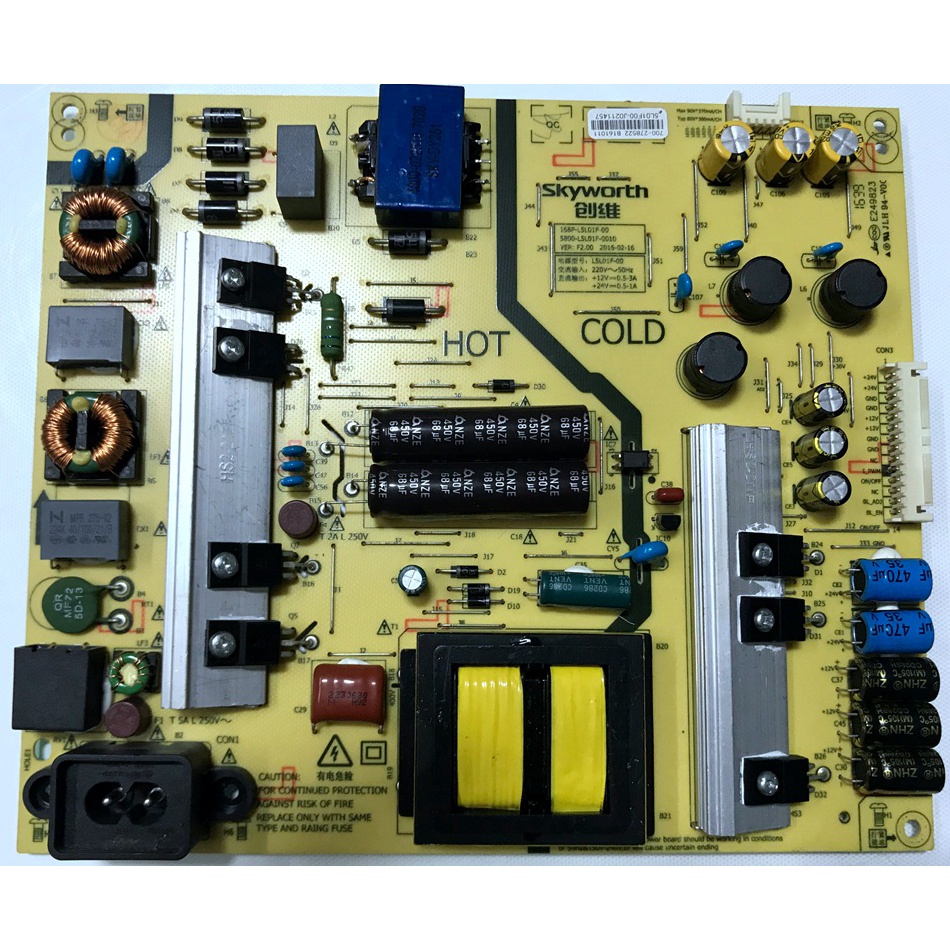 เดิม Skyworth55V9E 55G6คณะกรรมการพลังงาน168P-L5L01F-00 5800-L5L01F-0010 eNhB | Shopee Thailand