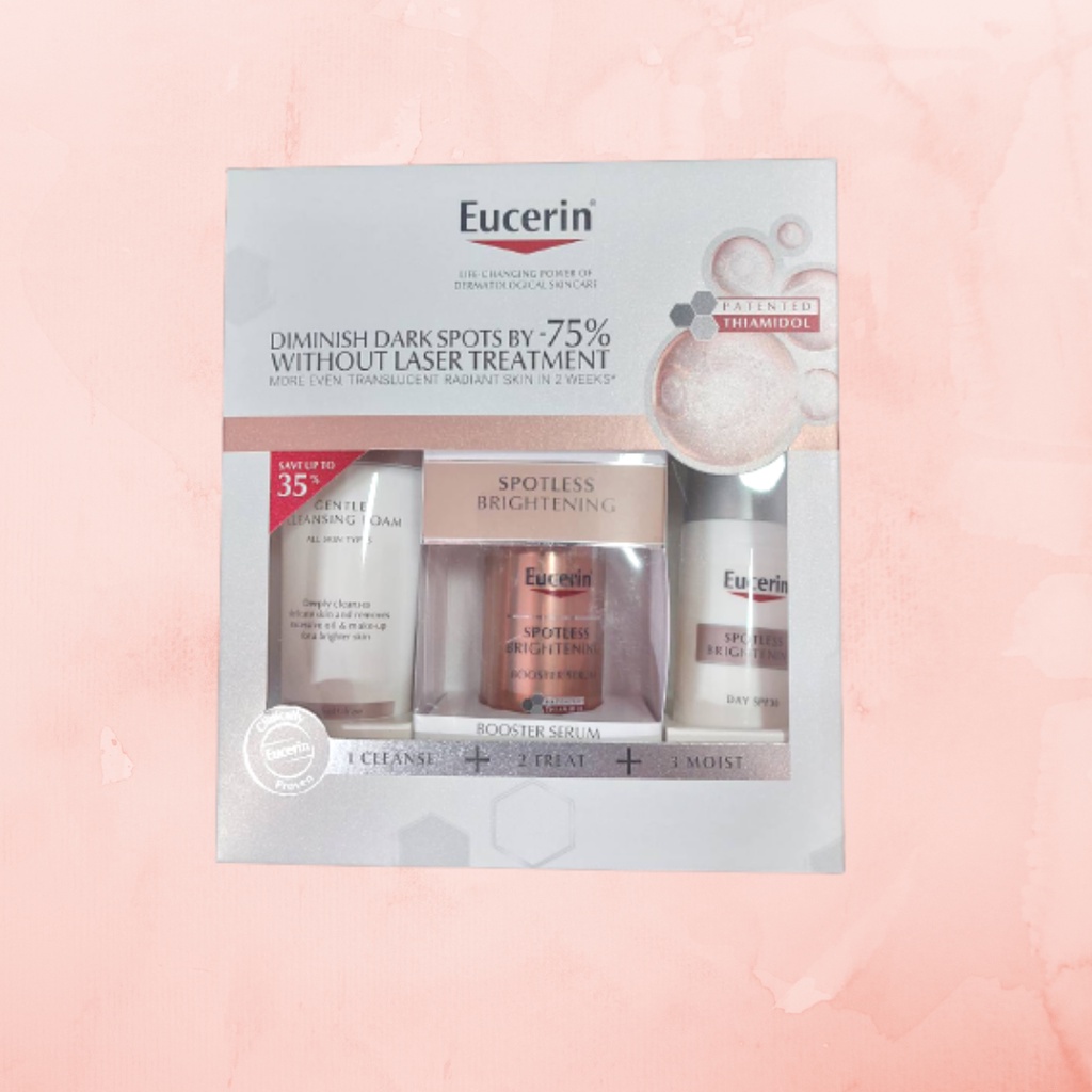 Eucerin Set UltraWhite BoosterFoamDayCream - jinakhammanit - ThaiPick