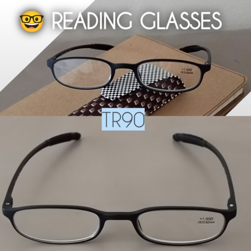 TR90 รุ่นTR190 (ขนาดเล็ก) แว่นสายตายาว แว่นตาอ่านหนังสือ () แว่นตาtr90 (แท้) small LONG SIGHT ...
