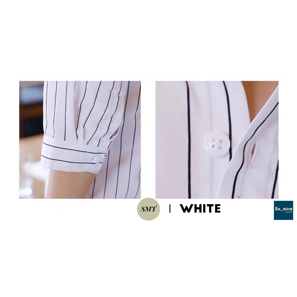 เสื้อเชิ้ต 3ส่วน ข้อศอก ไม่ต้องพับปลายแขน ผ้านุ่มมาก - so_mine - ThaiPick