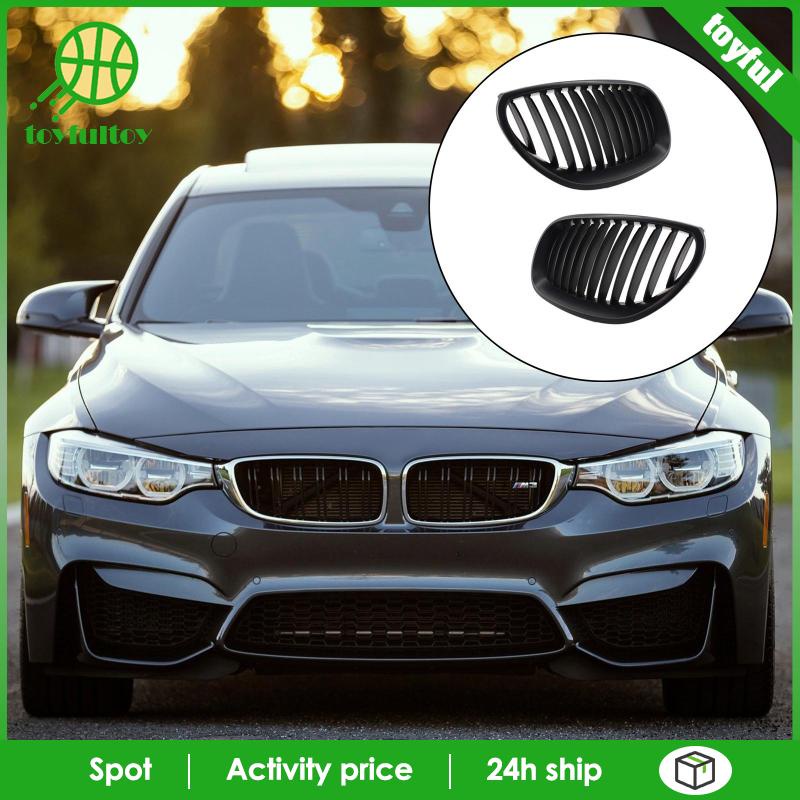 M2-Toy] 2Pcs Front Kidney Grille Matte Black Fit for BMW E60 E61 ...