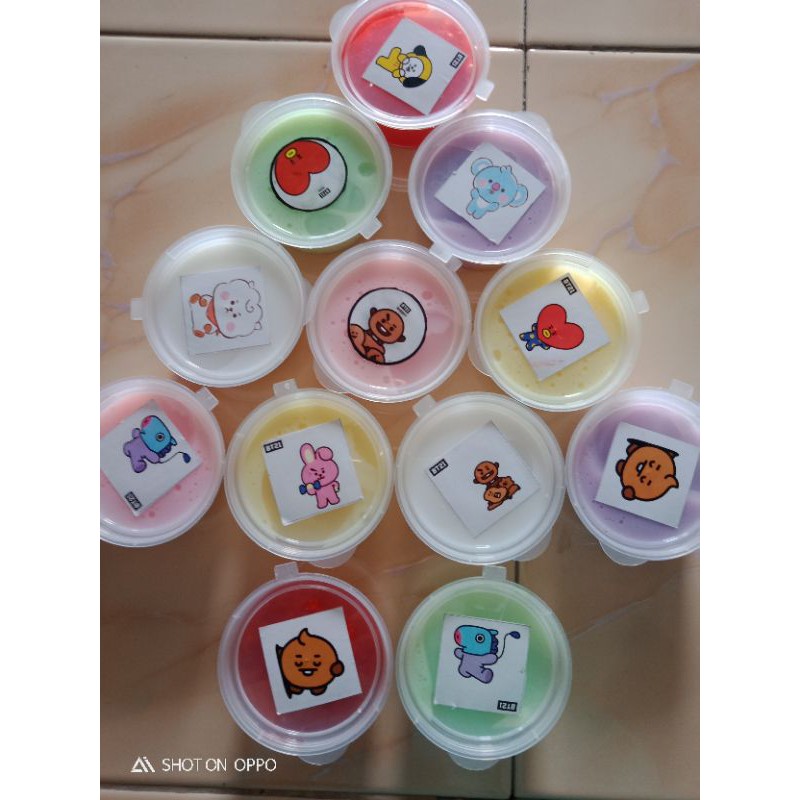 Ready Slime สติ๊กเกอร์ Bt21 Slime ของเล่นเด็ก 35มล. - henissukma.th ...