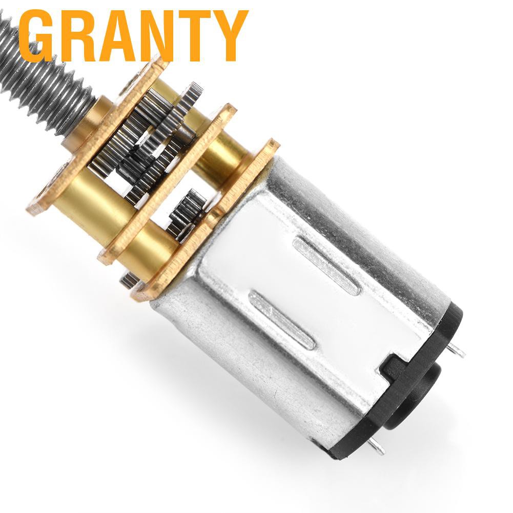 Granty Dc 612V N20 เกียร์มอเตอร์พร้อมเพลาเอาท์พุตยาว M4X100มม - granty ...
