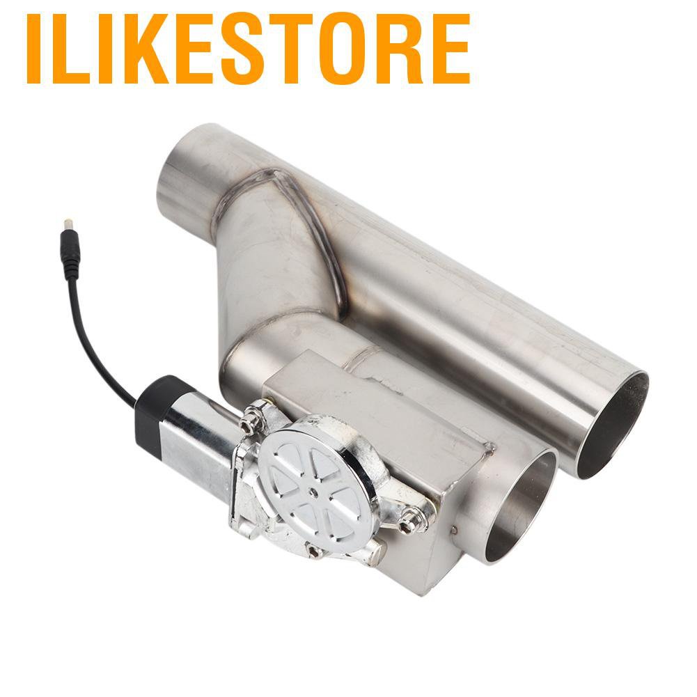 2 2.25 2.5 3 Electric Exhaust Cutout Kit Y pipe Exhaust Control Valve ...