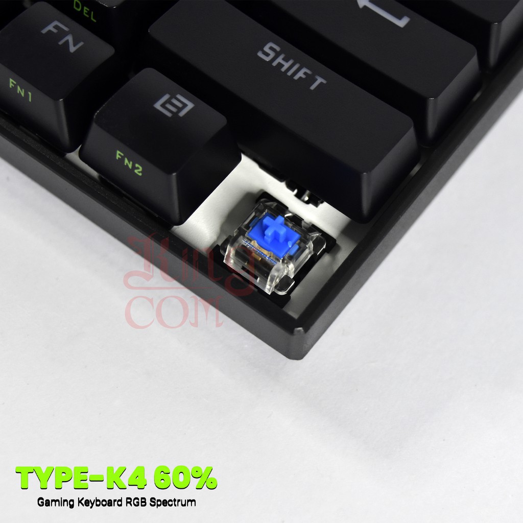 EGA Type EGA Type K4 ขนาด 60 มีทั้ง RED และ Blue Switch - king_gaming99 ...