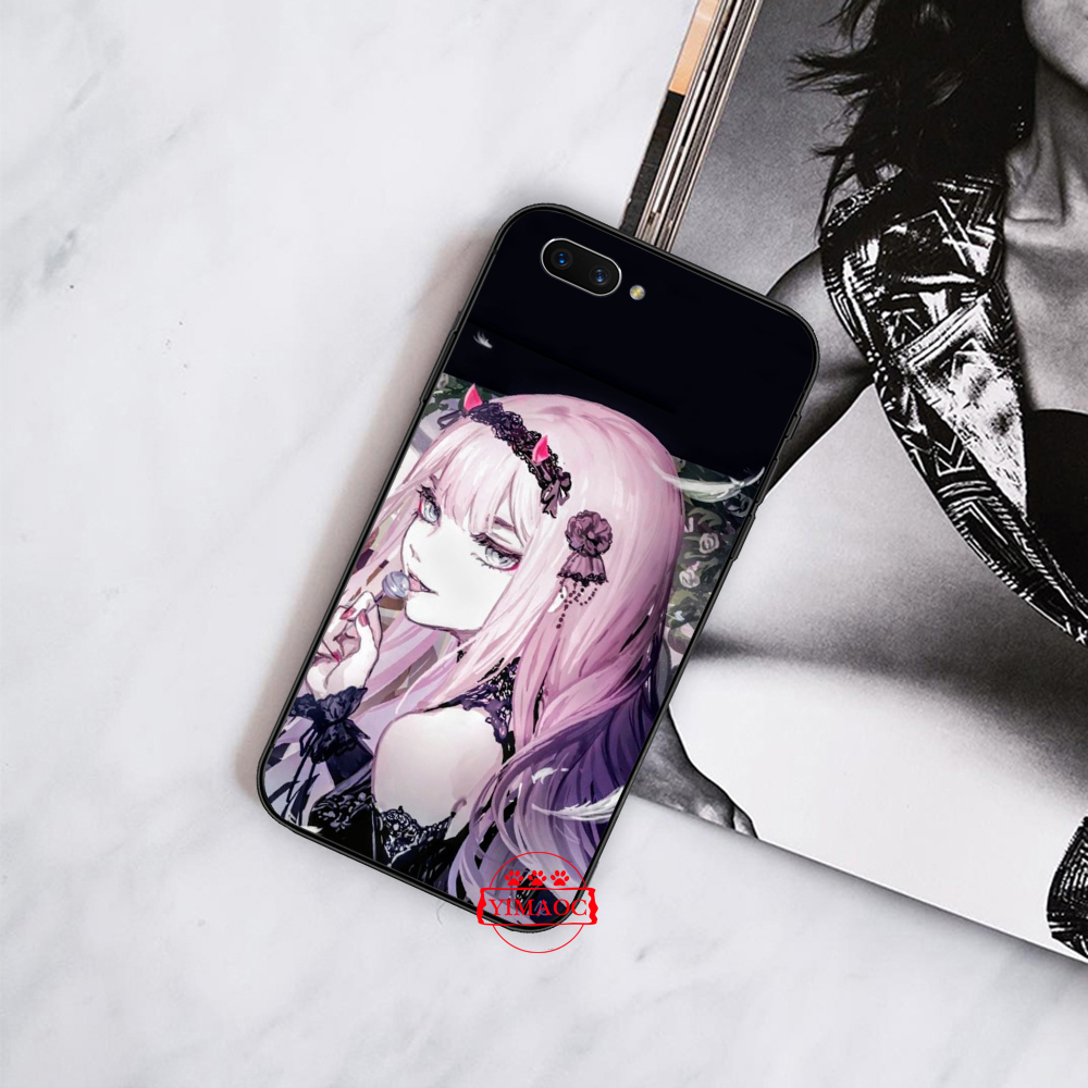 เคสโทรศัพท์มือถือแบบนิ่ม ลายการ์ตูนผู้หญิง Zero Two 2as สําหรับ Oppo
