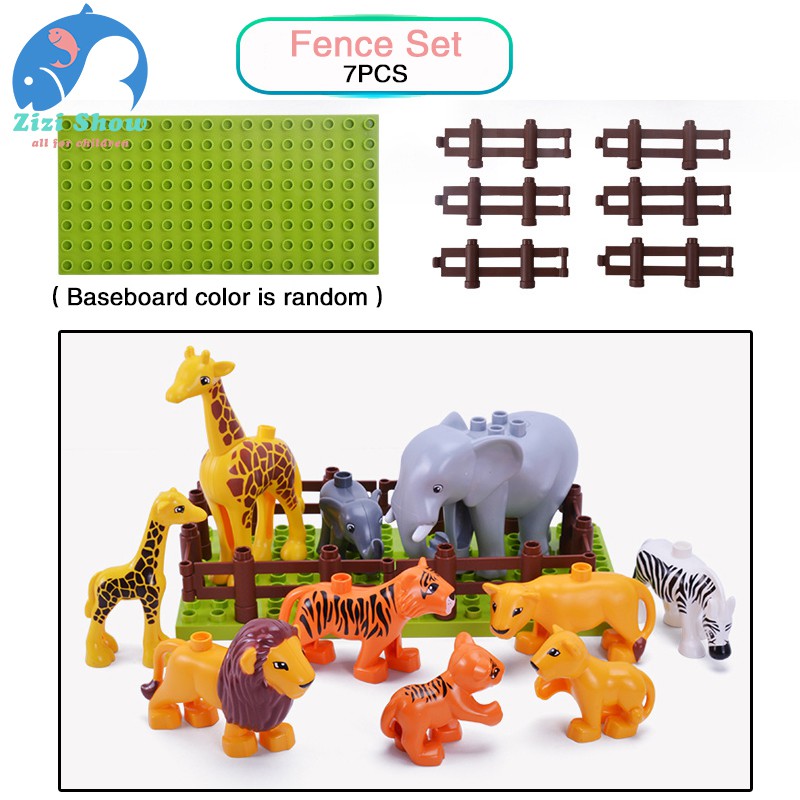 Lele Block Big Animal Building Blocks Cartoon Model Toys Compatible ...