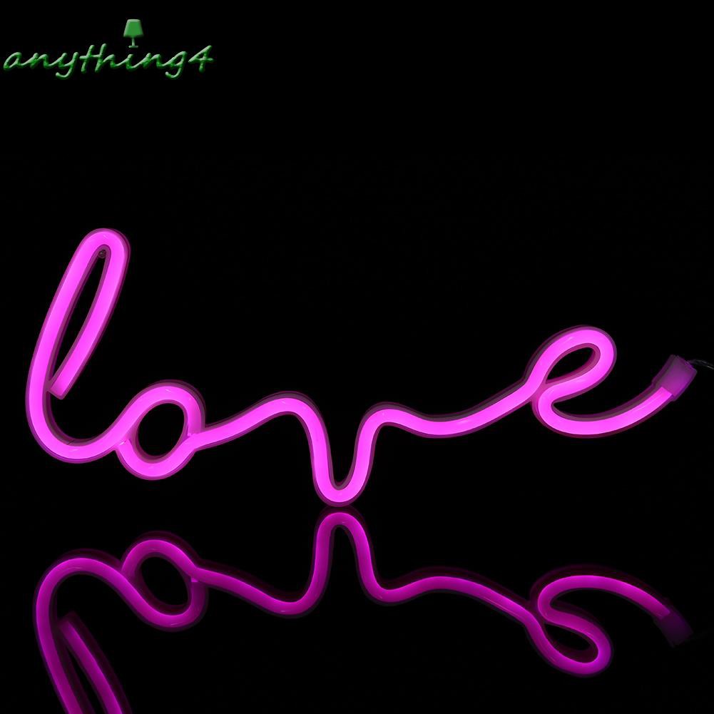 Cotton Light★ Creative LOVE Sign LED Neon Light USB/Battery Powered ...