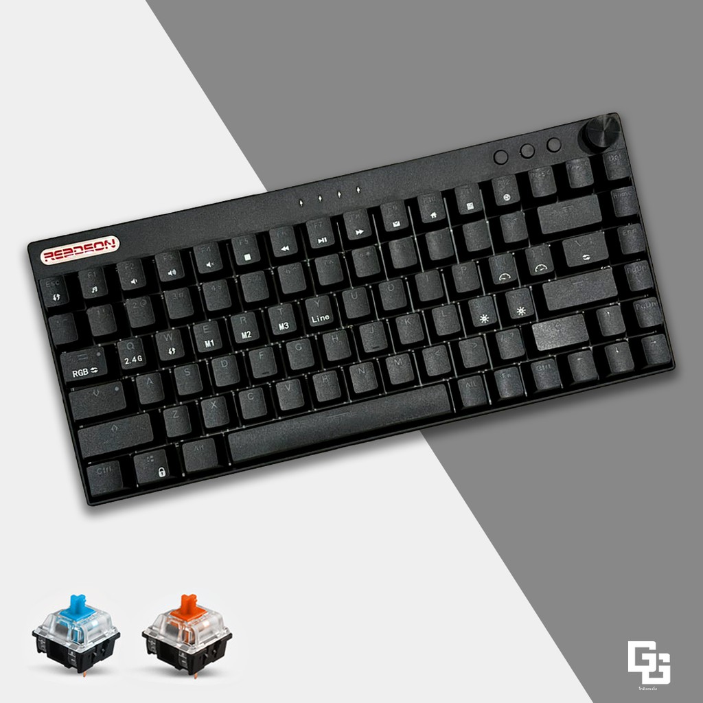 Key Eng Readson Wireless Edition Mechanical คีย์บอร์ดเกมมิ่ง ไร้สาย บลู ...