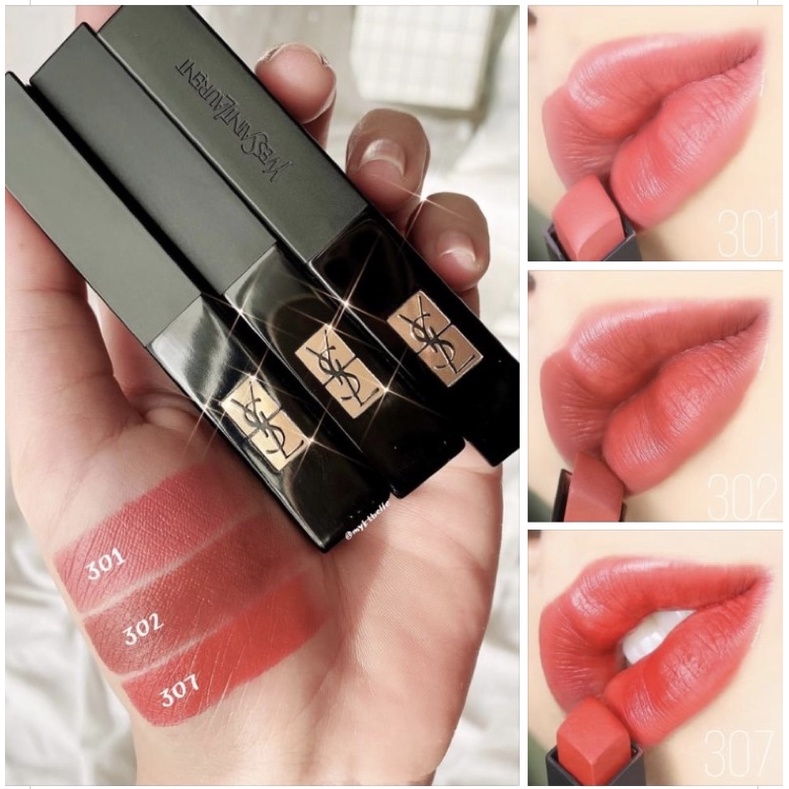 YSL Rouge Pur Couture the slim Velvet Radical 301 แท้ป้ายไทยผลิต2021 - bannong - ThaiPick