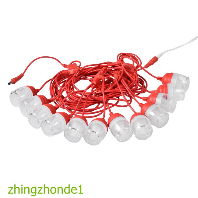 HOT AC 100-240V 12LED F-12 String Light Bulb Globe Backyard Patio ...