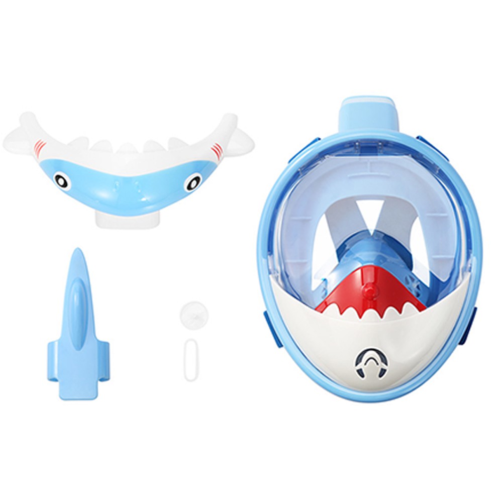Kids Diving Full Face Mask Children Snorkeling Shield Boy Girl Cartoon ...