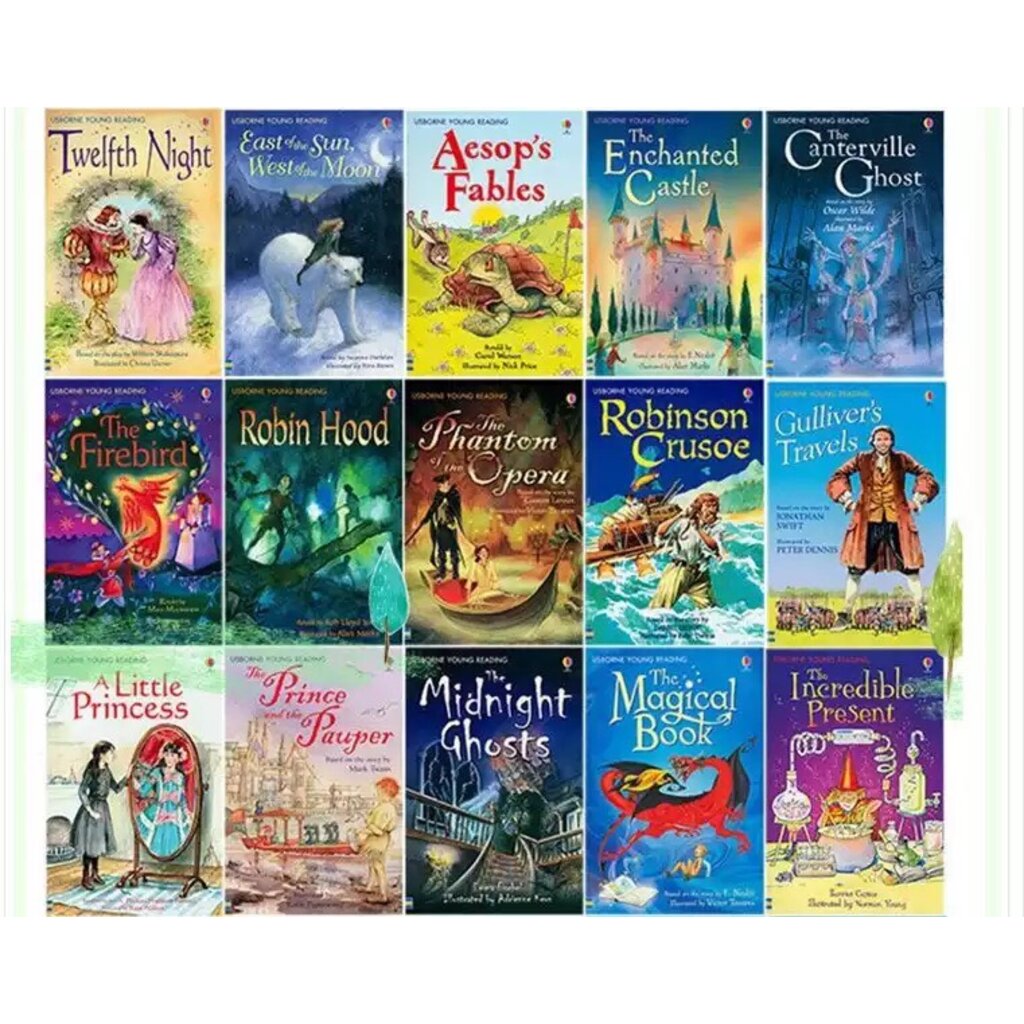 (พร้อมส่ง) The Usborne Reading Collection for Confident Readers 40 เล่ม ...