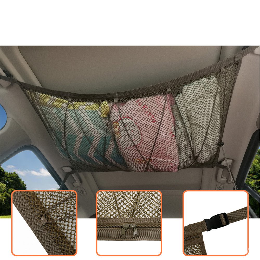 PU Simple Cargo Net Interior Car Roof Cargo Cover Net Not Easy to Break ...