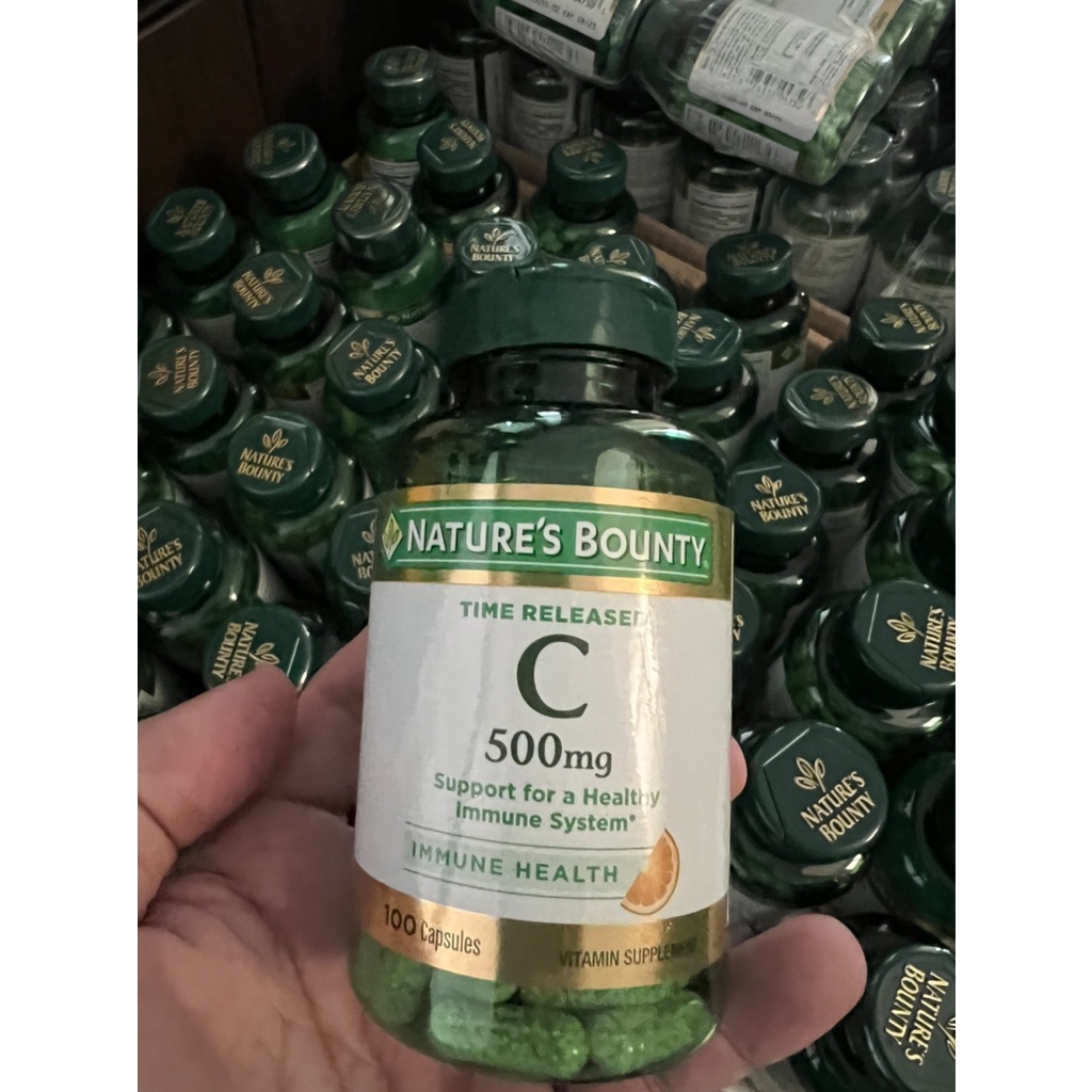 Natures Bounty วิตามินซี Vitamin C 500mg 100 แคปซูล Exp0324 ...
