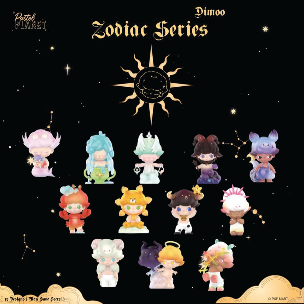 พร้อมส่งในไทย Dimoo Zodiac ของแท้ ฟิกเกอร์ โมเดล สุ่ม Blind Box ...