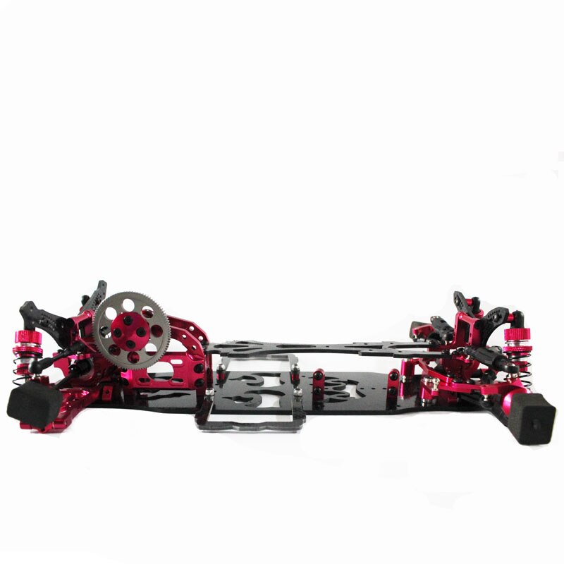 110 SAKURA D4 RWD E Drift Racing Car Frame Body Kit Alloy Carbon Two ...