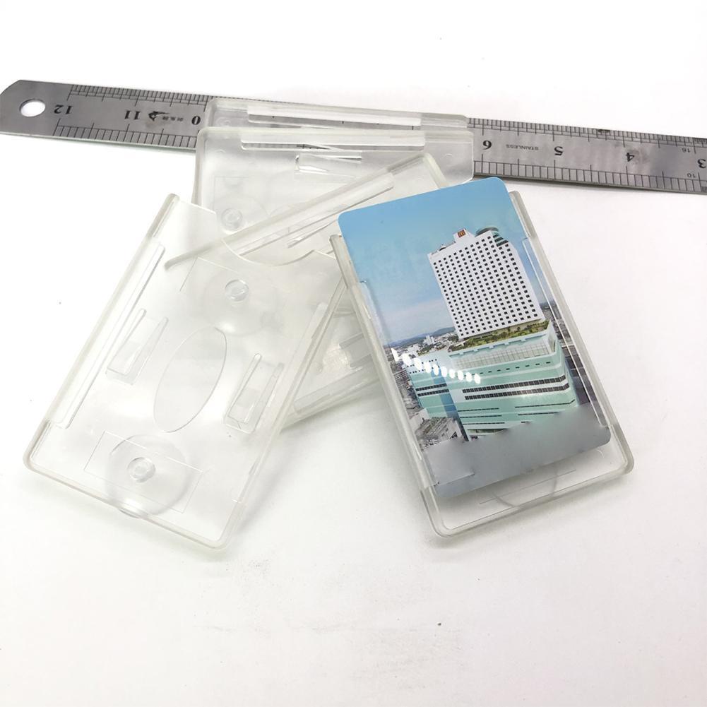 รถตกแต่งภายในTransparent Car Card Sleeve ID IC Card Suction Cup Holder ...