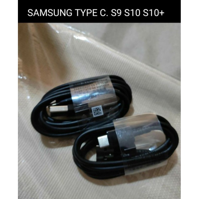 สายเคเบิ้ล DATA C S8 สําหรับ Samsung TYPE S9 โทรศัพท์มือถือ Bawaan Fastcharging ของแท้ S10 ...