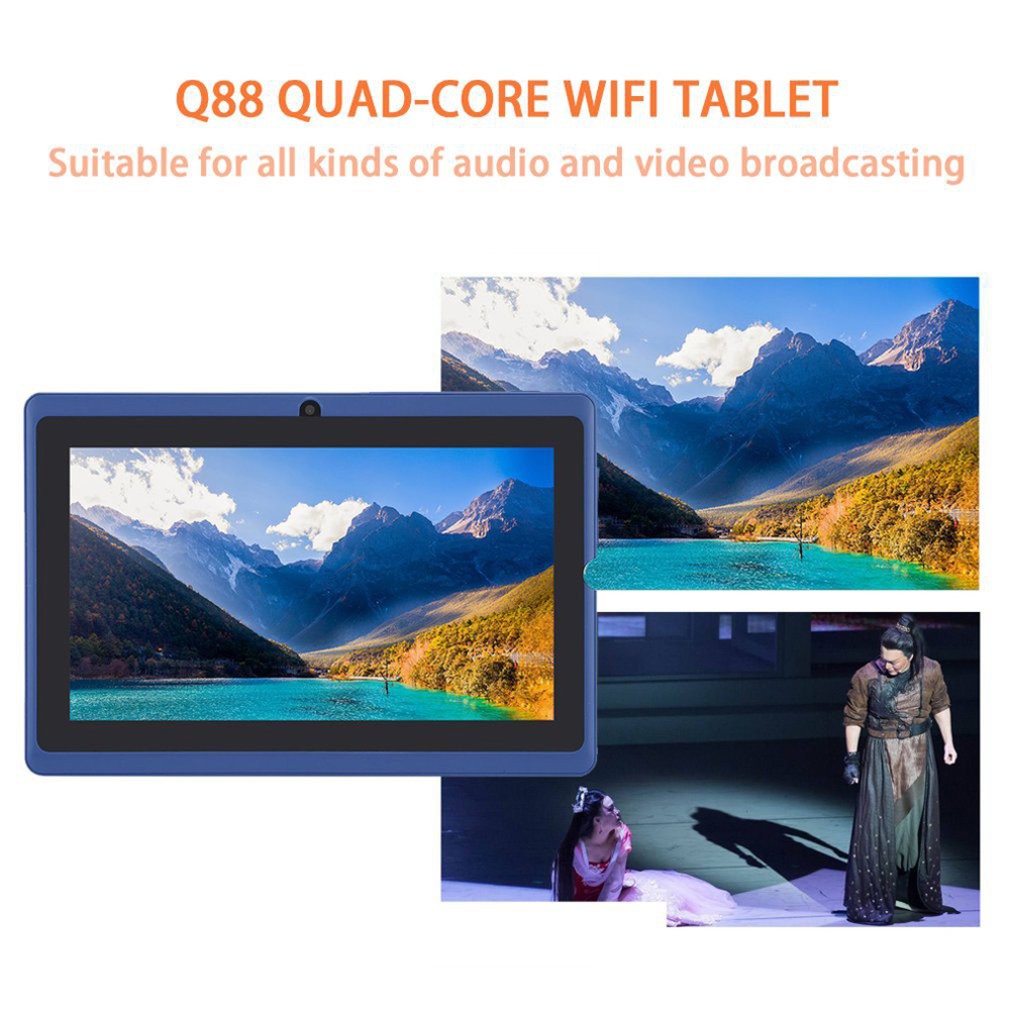 [Original]Q88 Tablet Quad-Core Wifi Seven-Inch Usb 512m + 4g Q88 7 Inch ...