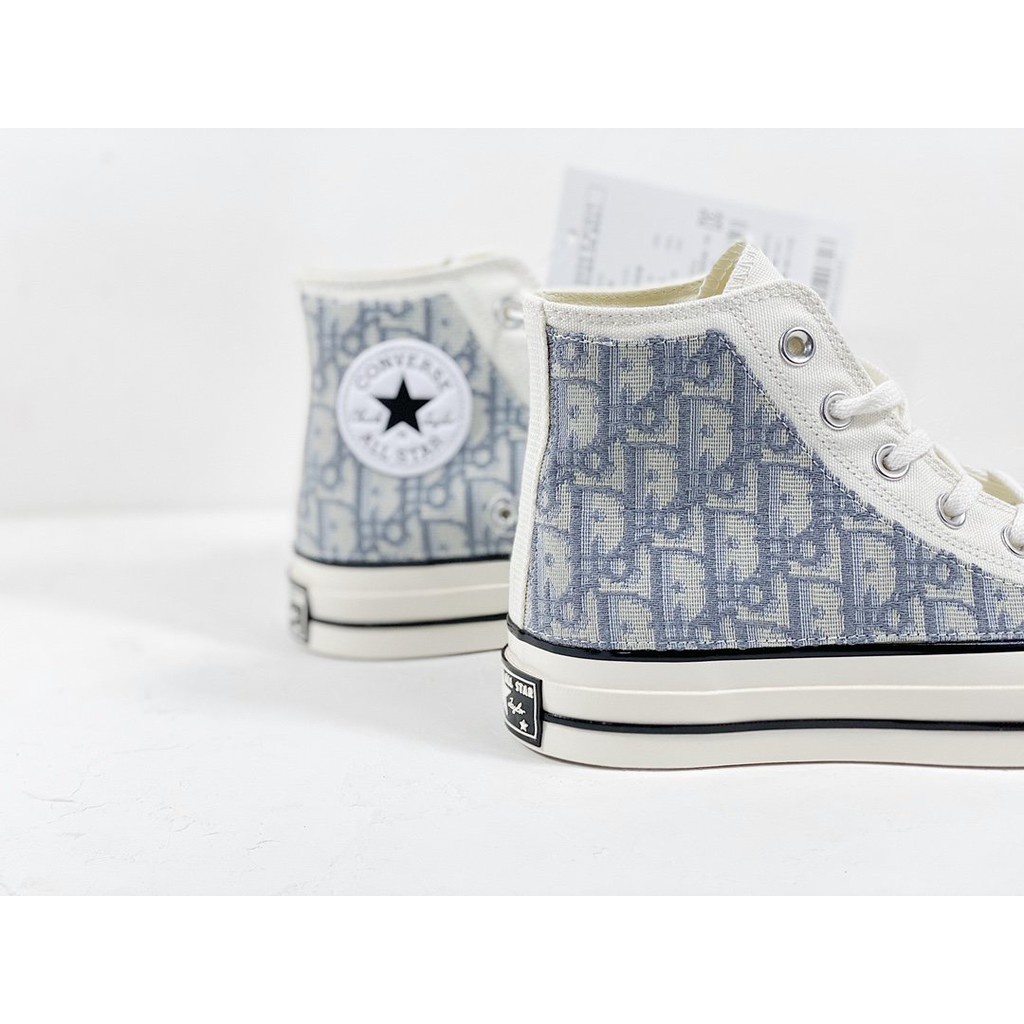 Dior X Converse 1970S รองเท้าใหม่จานผู้ชายและผู้หญิงแฟชั่นรองเท้ากีฬา ...
