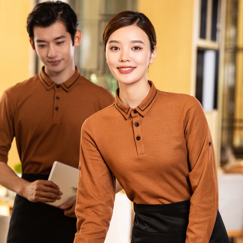 Jinrui Professional Custom-Made Clothing Long-Sleeved t-Shirt Waiter ...
