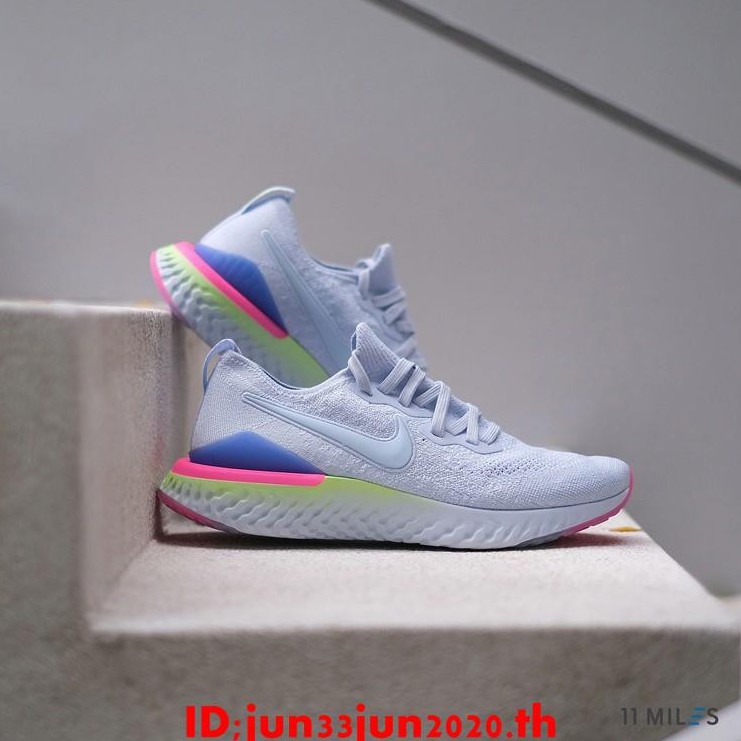 ของแท้ !!!! พร้อมส่ง รองเท้าวิ่งผู้ชาย Nike รุ่น Nike Epic React Flyknit 2% | Shopee Thailand