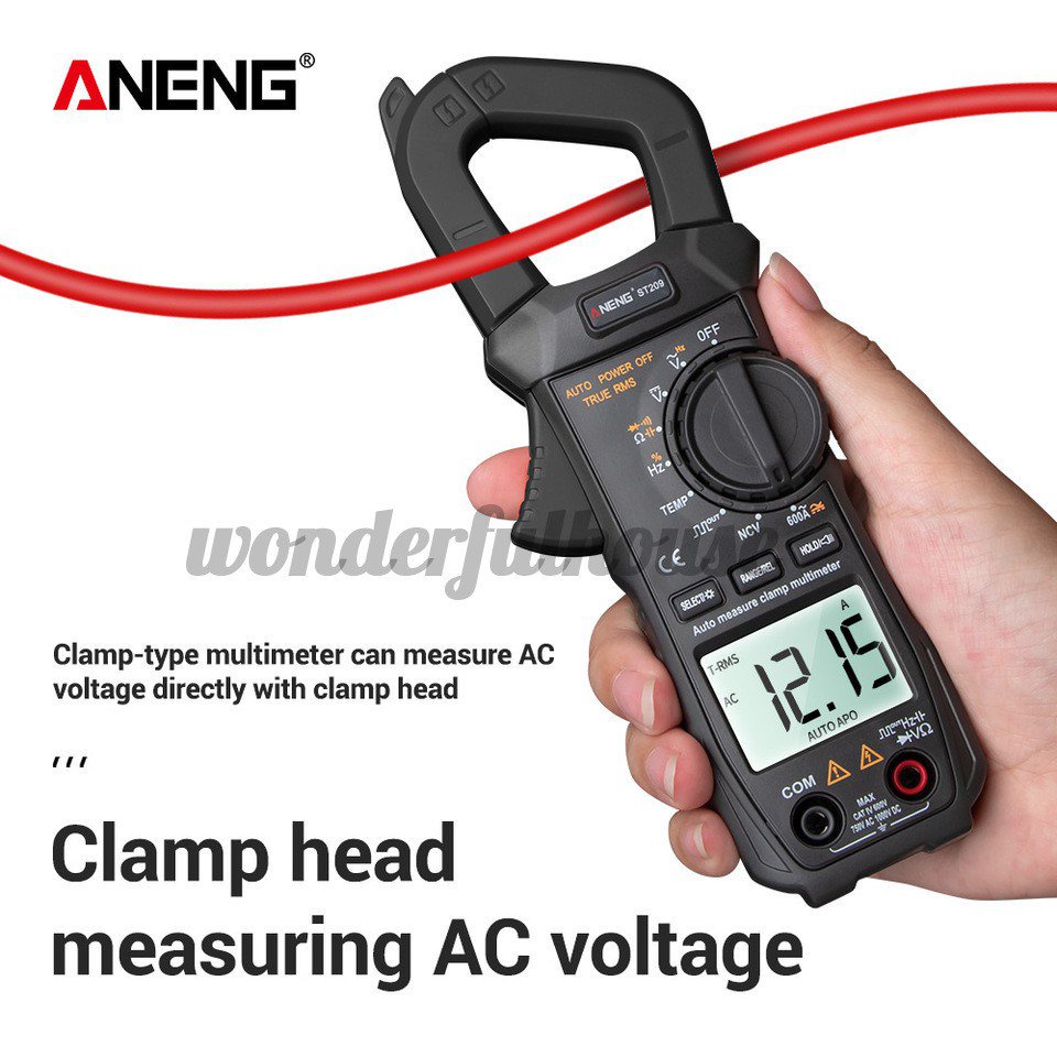newCXXIIIUpgrade ANENG ST209 Digital Multimeter Clamp Meter 6000 Counts ...