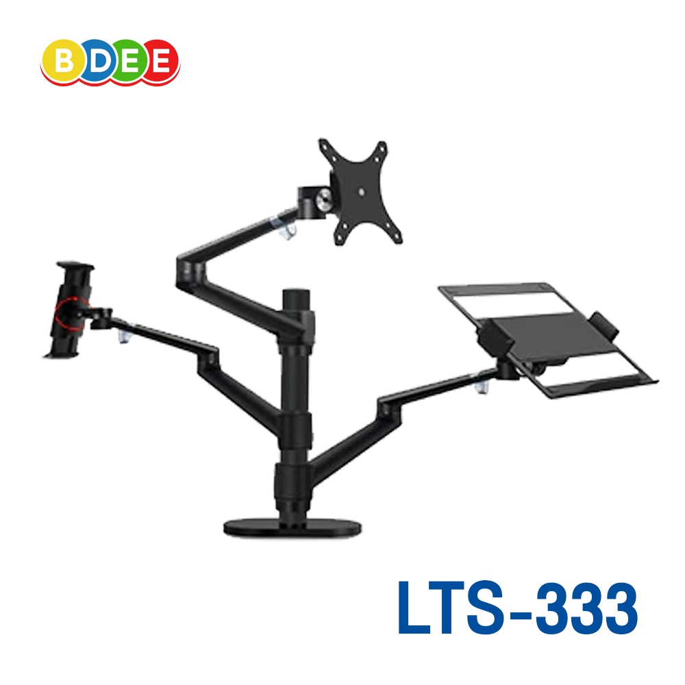 BDEE ขาตั้งจอมอนิเตอร์โน๊ตบุ๊คแท็บเล็ต (แบบยึดขอบโต๊ะ) รุ่น LTS-333 (มี ...