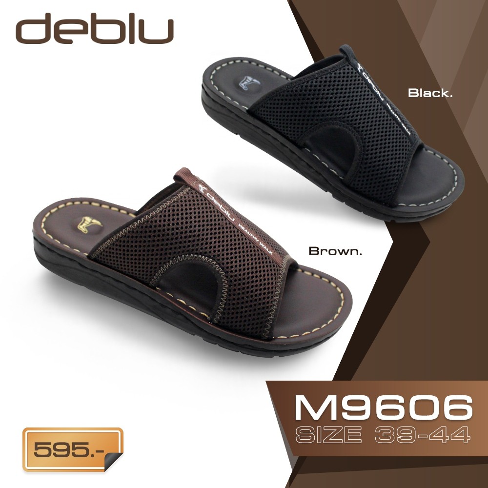 Deblu รองเท้าแตะเดอบลู-เพื่อสุขภาพ รองเท้าลำลองผู้ชาย รุ่น M9606 - deblu_healthywalk - ThaiPick