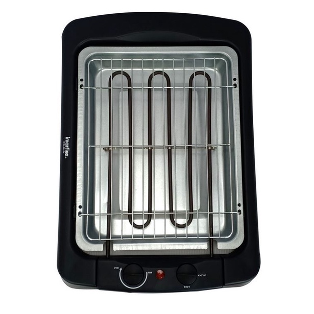 IMARFLEX เตาปิ้งย่าง อเนกประสงค์ รุ่น EG-640 มีถาดเก็บน้ำมัน กำลังไฟฟ้า 2000 W. เตาปิ้งไร้ควัน ...