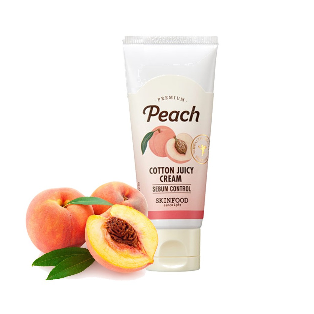 Skinfood Premium Peach Cotton Juicy Cream 60 ml ครีมบำรุงผิว Peach ...
