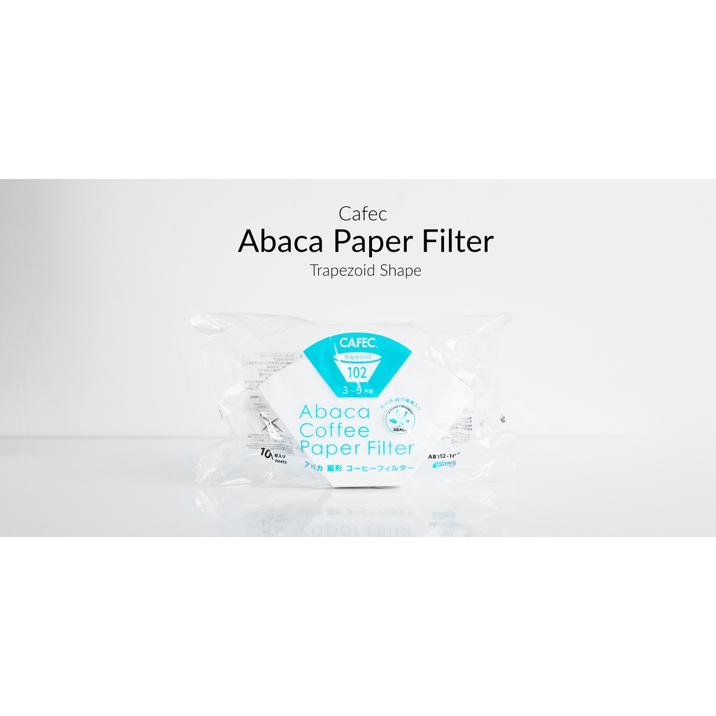 CAFEC Abaca 102 Coffee Paper Filter (3-5 Cups) - roastrunner - ThaiPick