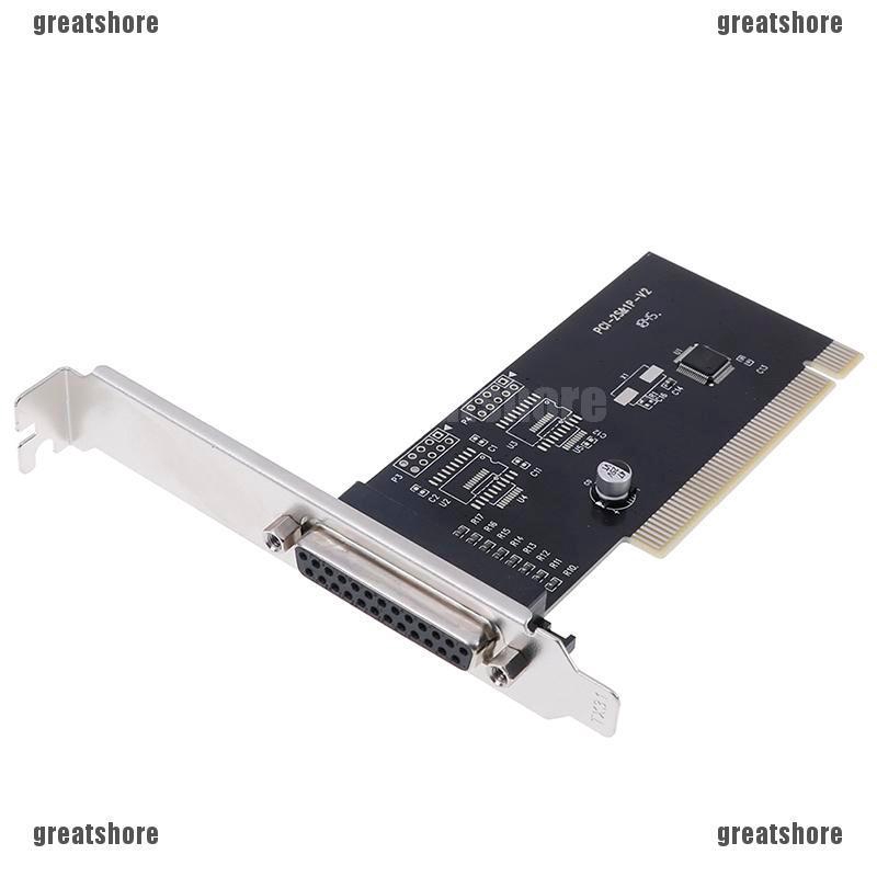 (gre) pci to parallel lpt 25 pin db 25 เครื่องพิมพ์การ์ดควบคุม - greatshore.th - ThaiPick