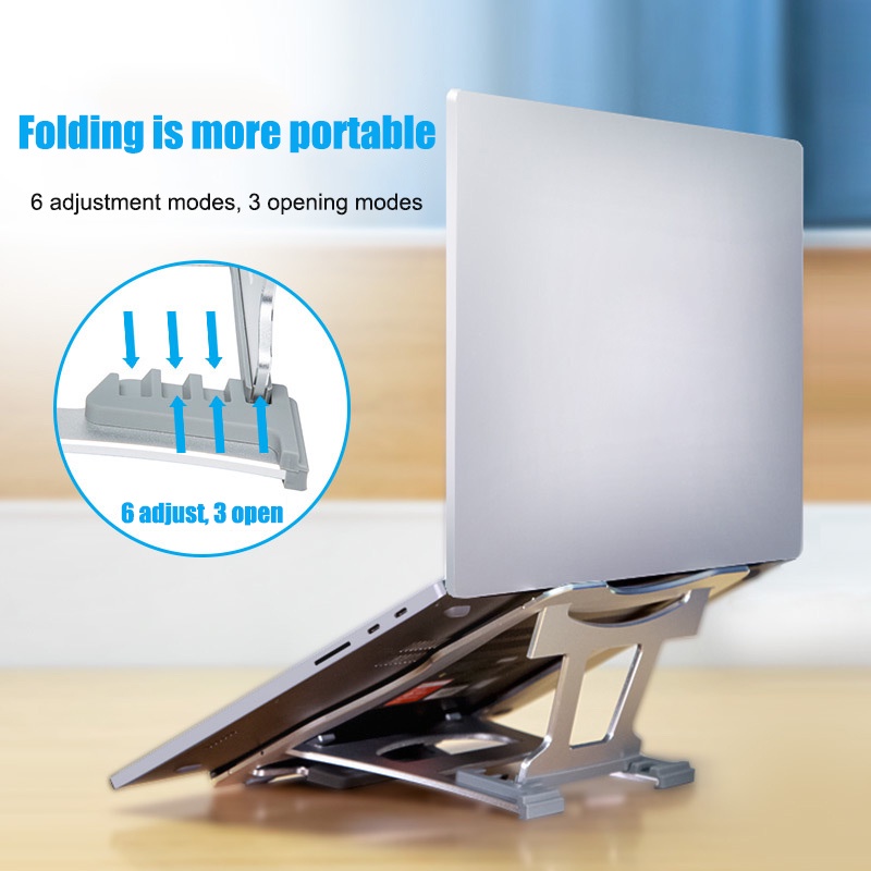 Multi-Functional Laptop Holder 3 Modes 9 Angles Foldable Desktop ...