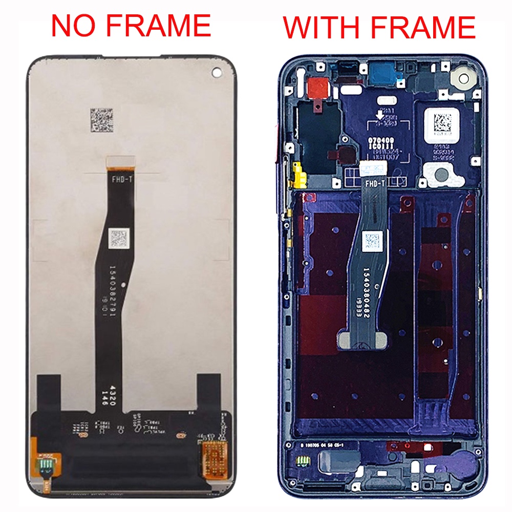 Original 6.26'' Display Replacement With Frame For Huawei Nova 5T LCD Touch Screen Digitizer ...