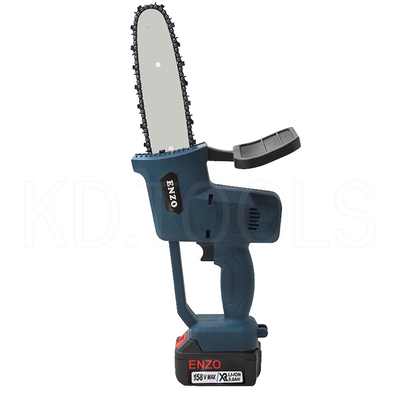 เลื่อยโซ่ไร้สาย เลื่อยโซ่แบตเตอรี่ เลื่อยโซ่ไฟฟ้า ENZO 158V แถมแบต 2 ก้อน รับฟรีตลับเมตร1 อัน ...