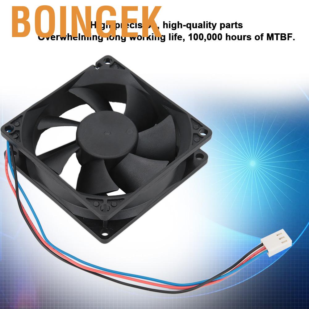 Boingek Large Air Volume Cooler Fan 3pin Cooling for Computer the Rear ...