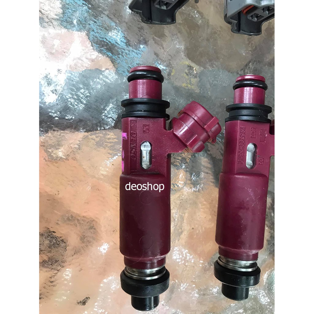 หัวฉีดมาสด้าแดง E85 E20 denso 260cc มือสองแท้จาก Japan ล้างเทสต์เรียบร้อย แปลงใส่ได้หลายรุ่น ...