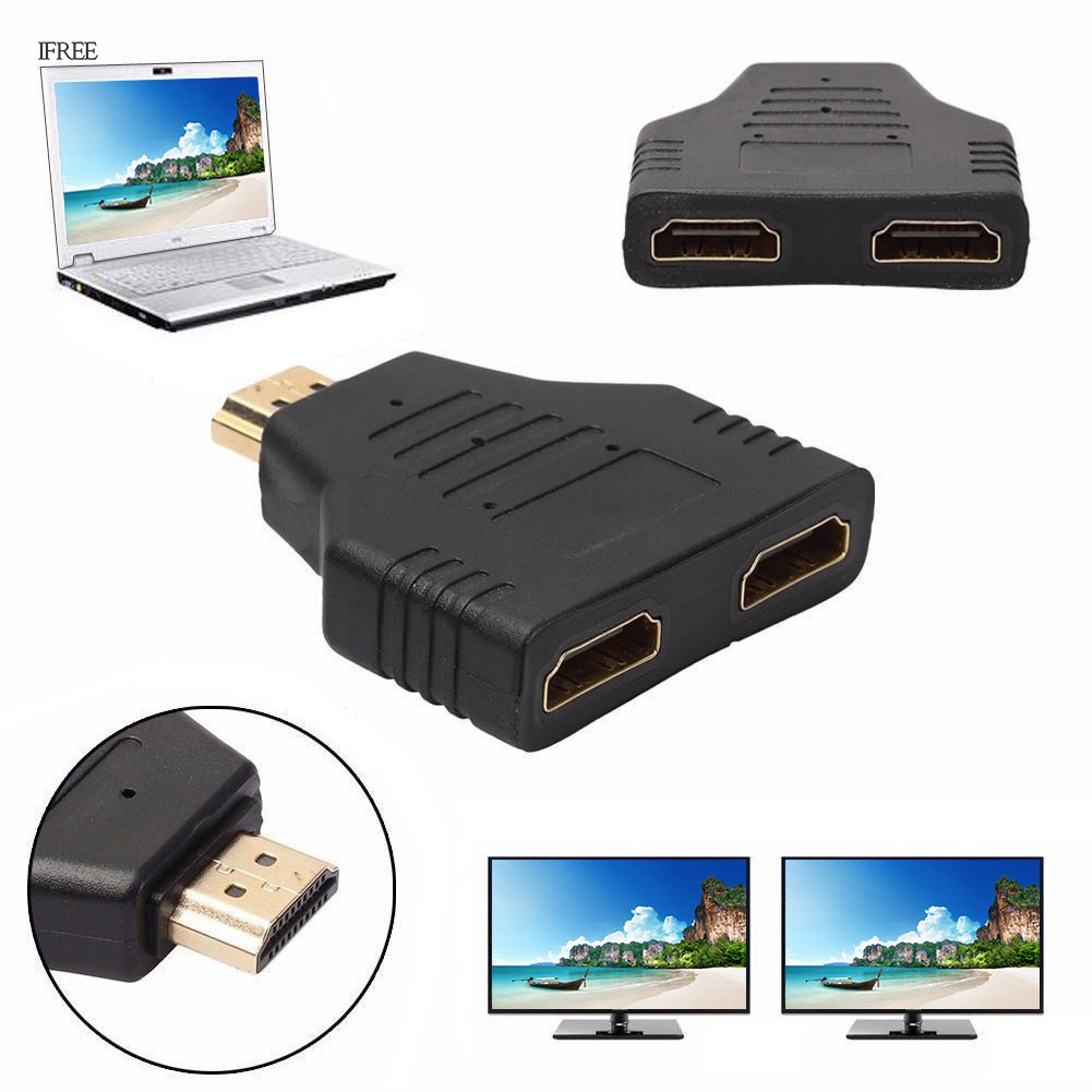 Hdmi 1 Input 2 Output 1080P Hdmi อะแดปเตอร์แปลงสายเคเบิ้ลสําหรับ Ps4 ...