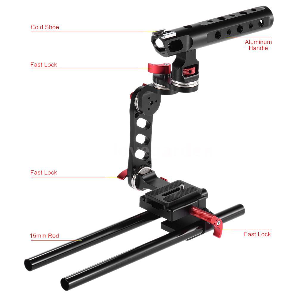 C-Shape Video Photography Film Making Camera Cage Bracket with Quick ...
