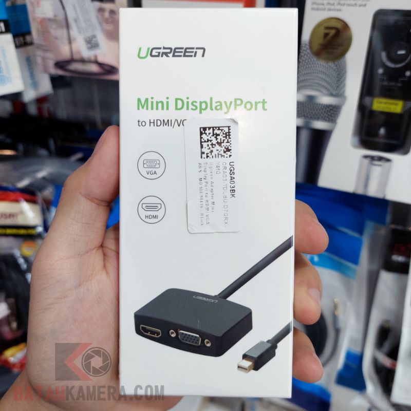 ตัวแปลงมินิ Displayport เป็น HDMI และ VGA UGREEN | Shopee Thailand