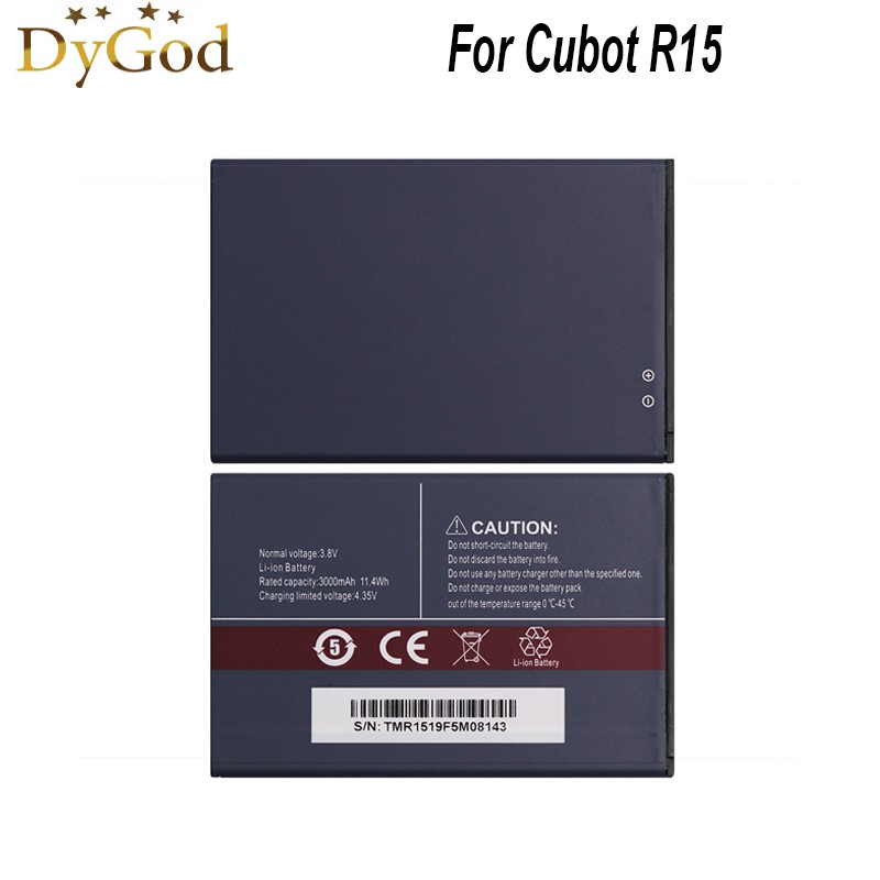 แบตเตอรี่โทรศัพท์มือถือ：3000mAh 3.8V Battery for Cubot R15 High Quality ...