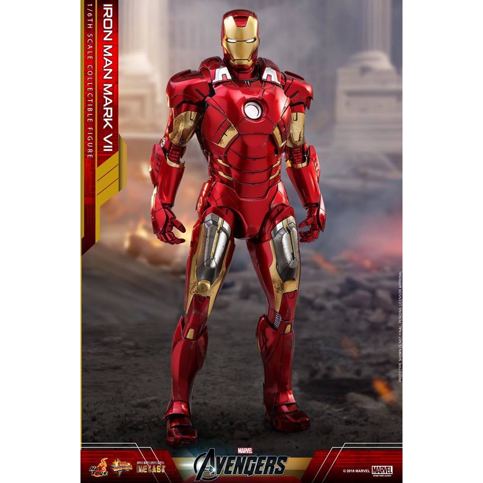 Hot ToysThe Avengers Iron Man MARK VII Diecas MMS500D27 SUIT POD 16 ...