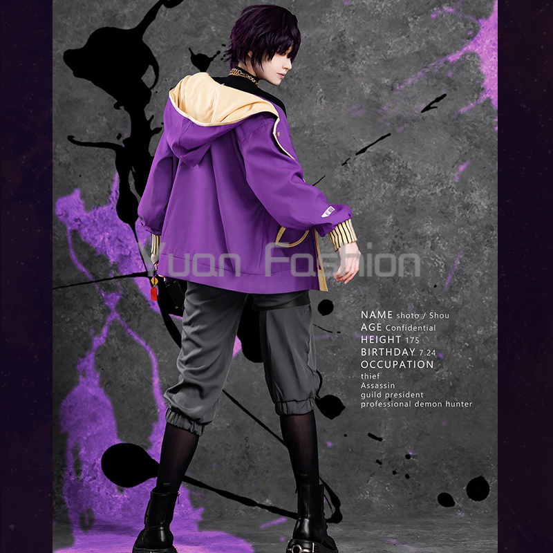 คลังสินค้าพร้อม NIJISANJI Vtuber shoto cos Clothing Puppy shxtou ...