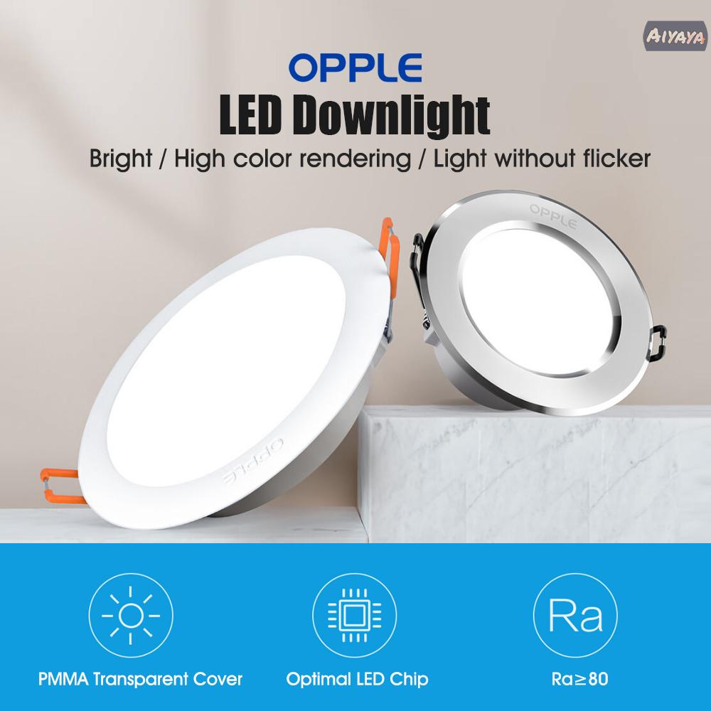 READY STOCK Youpin OPPLE 3W LED Downlight 120 Degree Angle lighting ...